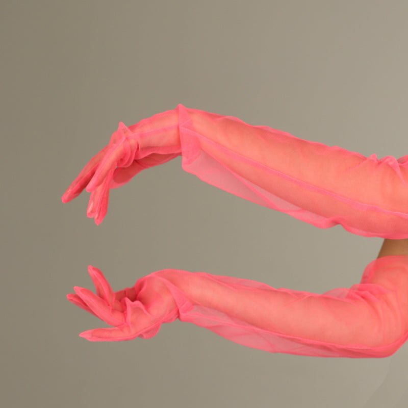 LONG GLOVES | NEON PINK – KUKHTA ATELIER